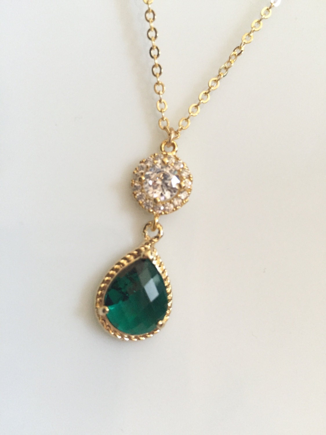 Emerald Green Jewelry Set,emerald Green Necklace and Earrings Set ...