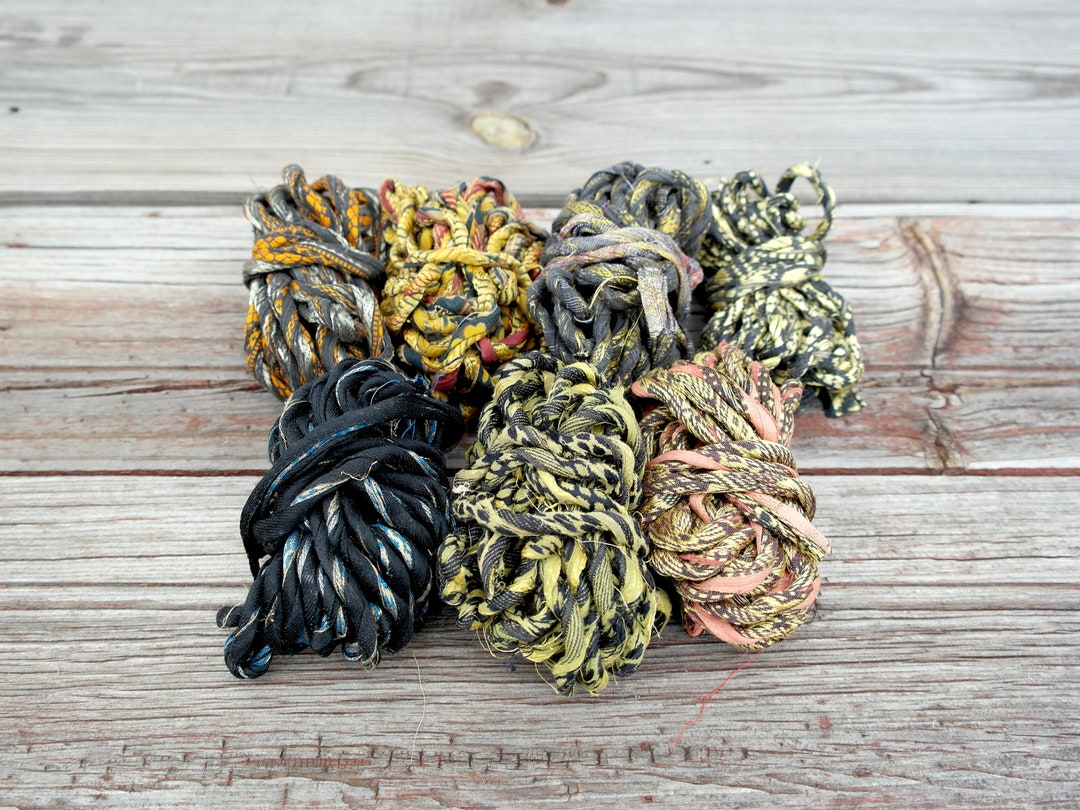 Sari String Sari Yarn Sari Ribbon Twisted Sari Ribbon - Etsy