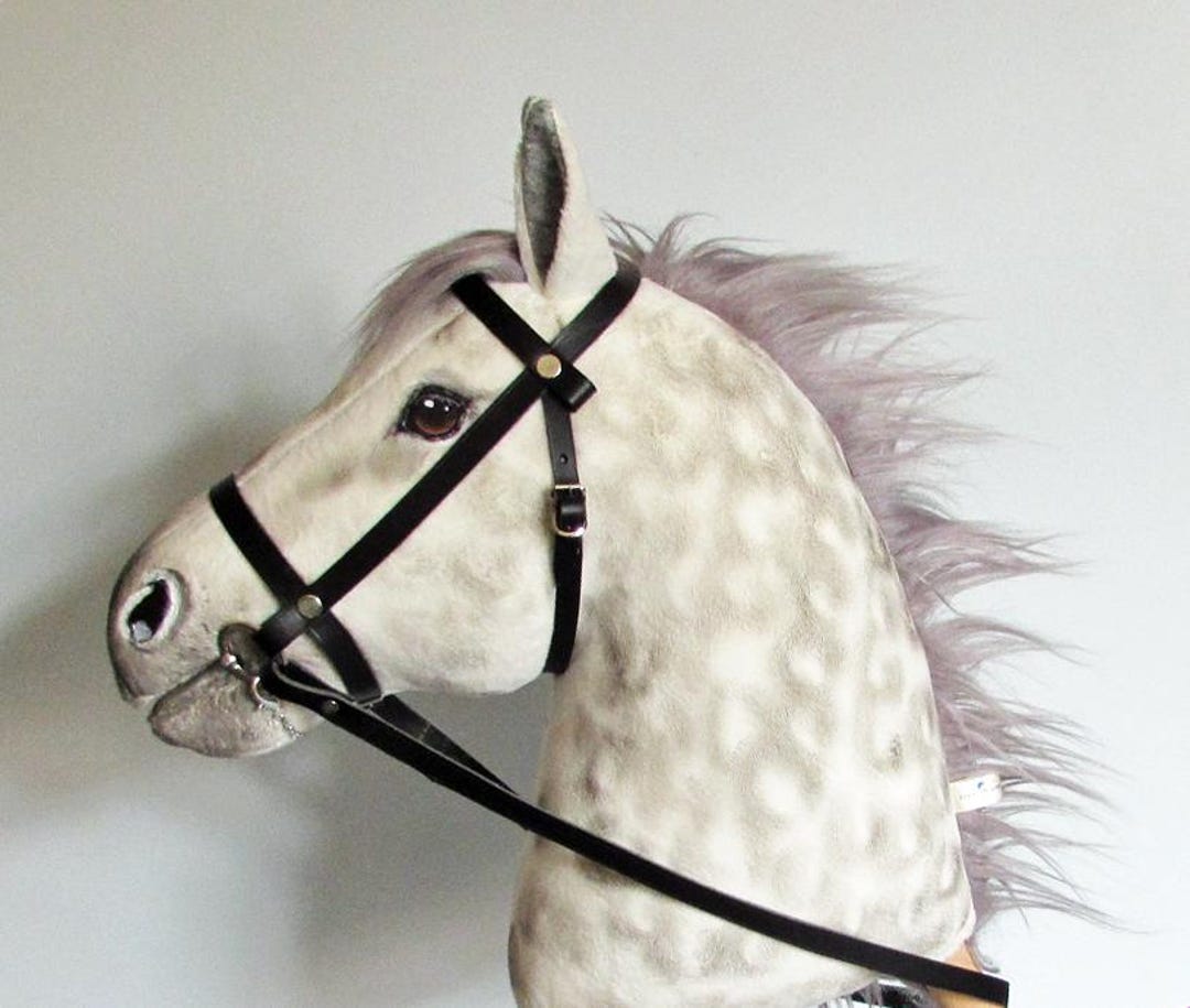 Dapple Grey Hobby Horse (stick Horse). Top Quality With Removable ...