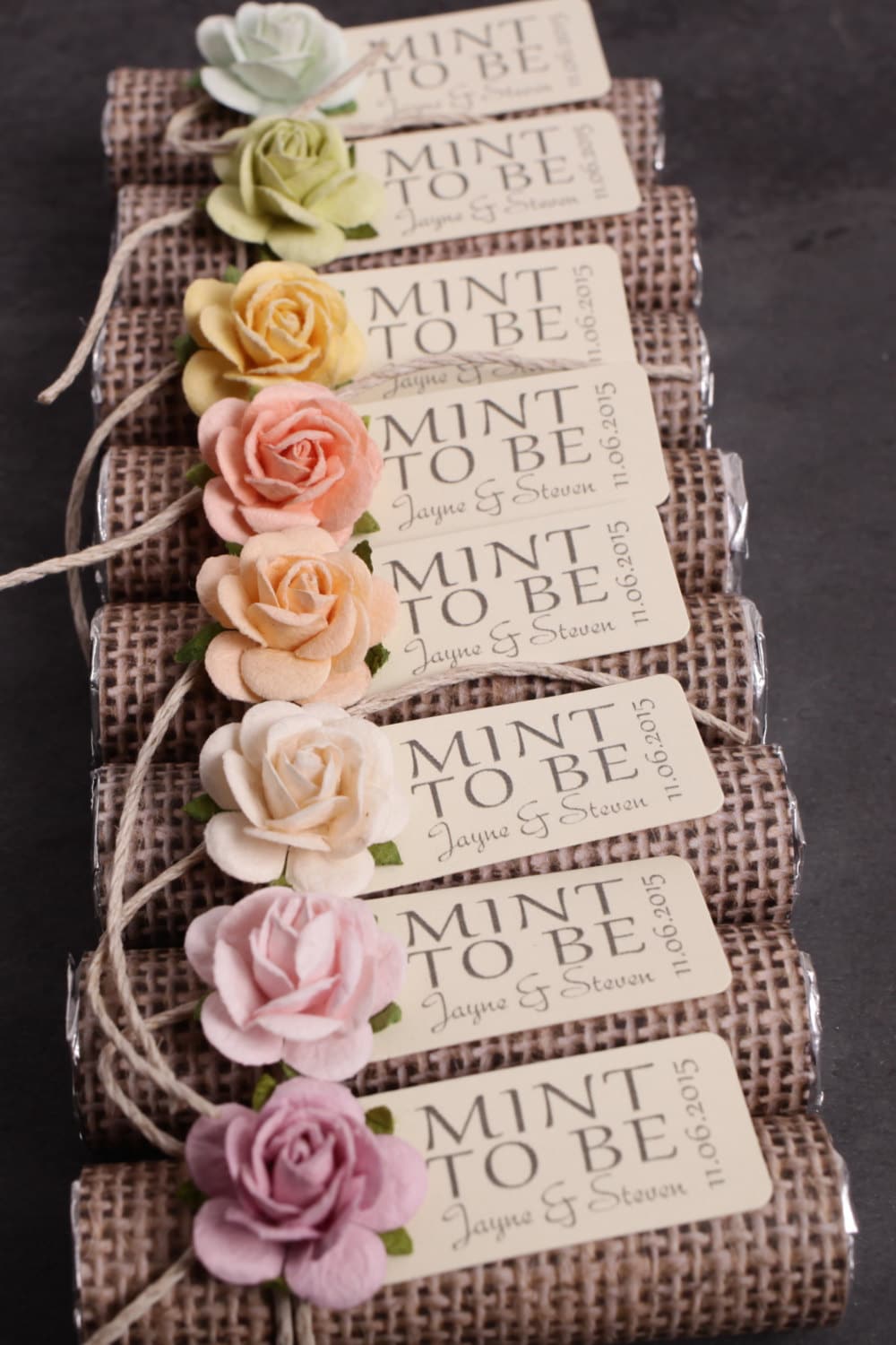 Mint wedding Favors Set of 180 mint rolls Mint to | Etsy