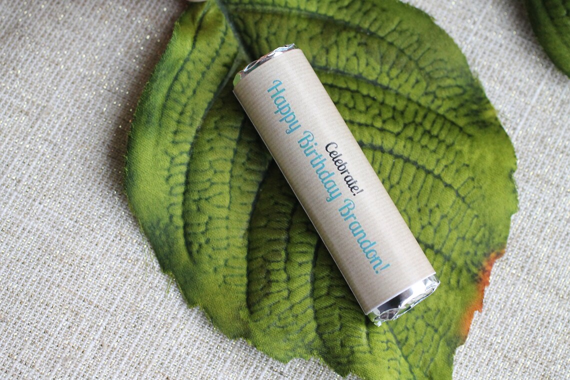 Birthday Party Favors Mints With Personalized Mint Wrappers | Etsy