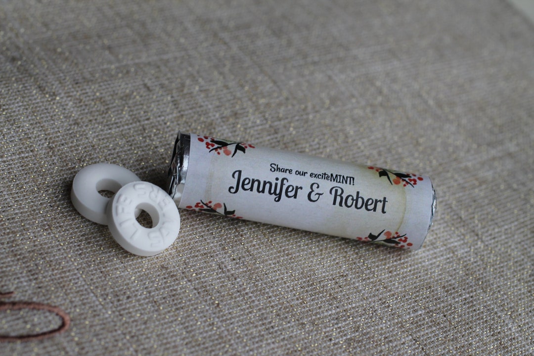 Engagement Party Favors, Holiday Engagement Party, Share Our Excitemint ...