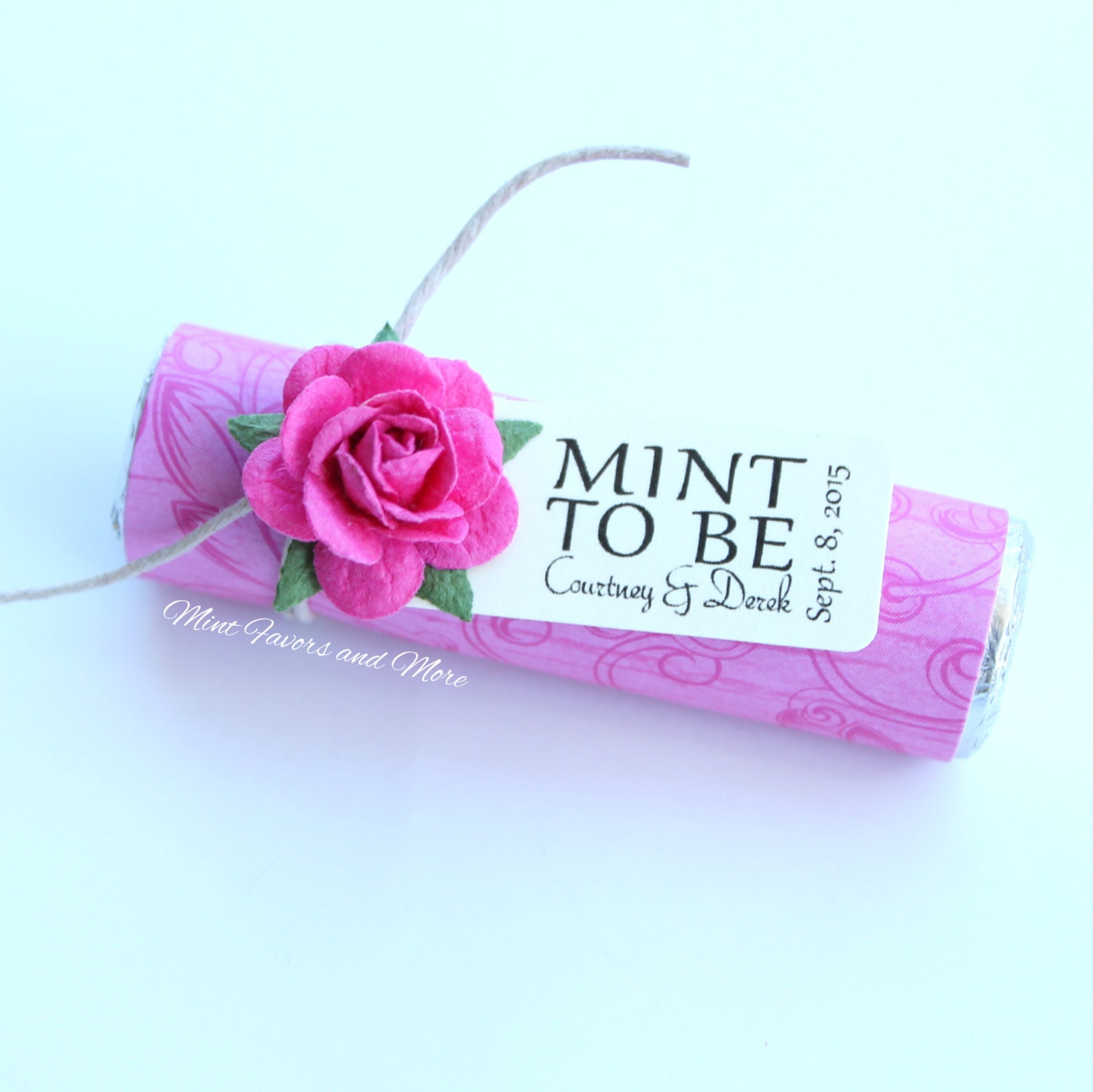 Mint wedding Favors Set of 24 mint rolls Mint to | Etsy