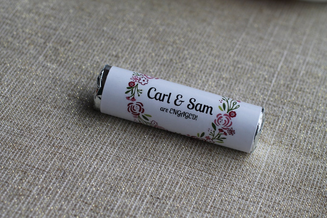 Custom Mint Favors, Pink Floral Wrapper, Party Favors for Any Occasion ...
