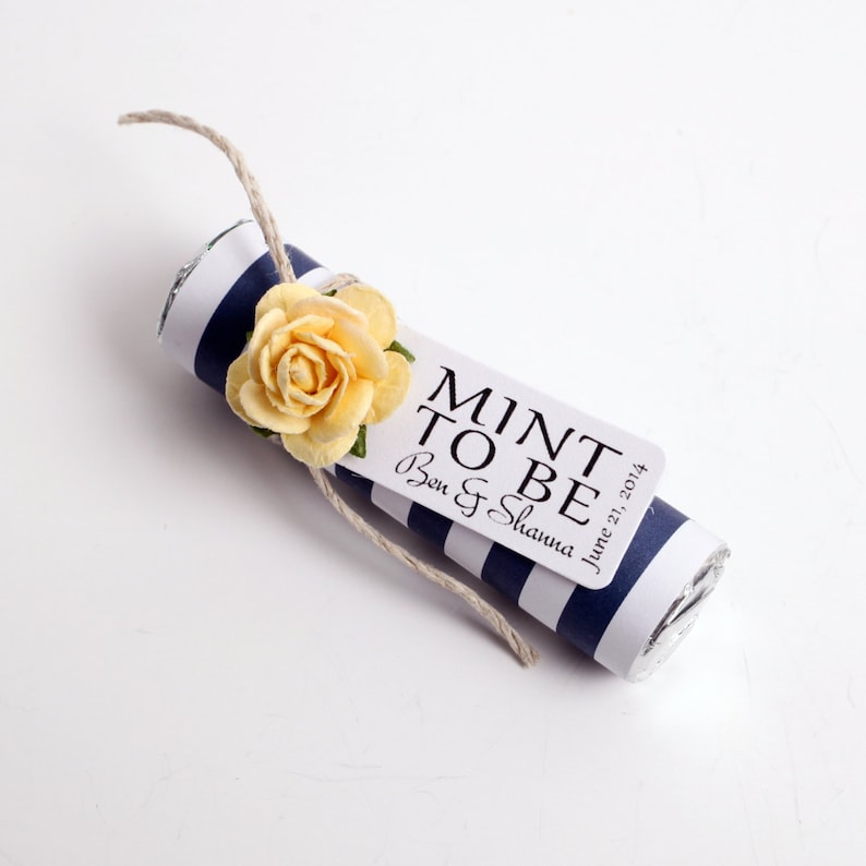 Mint Wedding Favors Set of 24 Mint Rolls mint to - Etsy