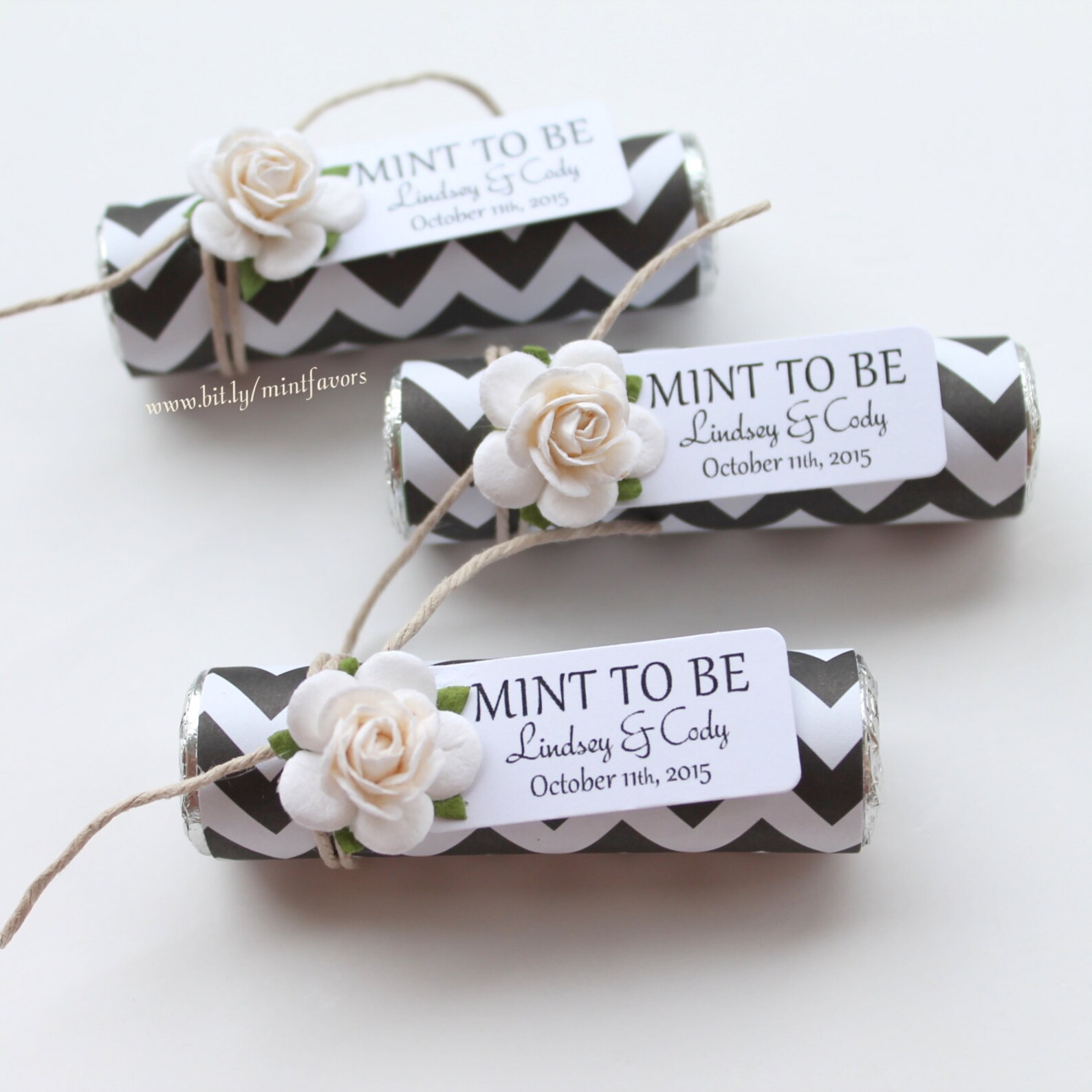 Wedding Favors Set of 24 Mint Rolls mint to Be - Etsy