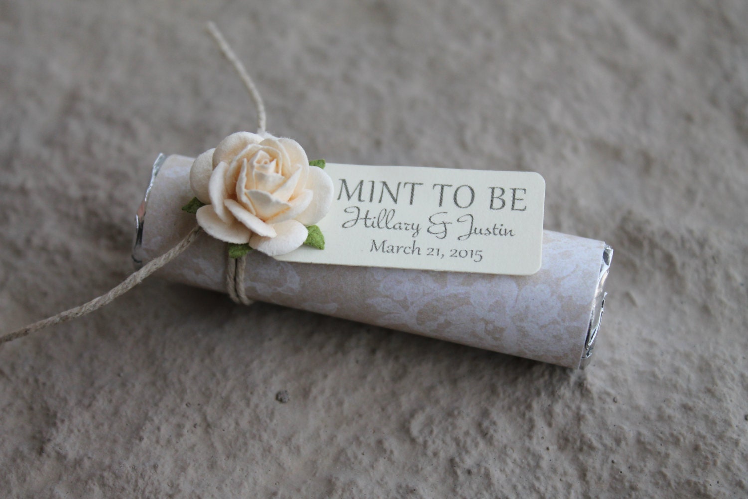 Wedding Favors Set of 100 Mint Rolls mint to | Etsy