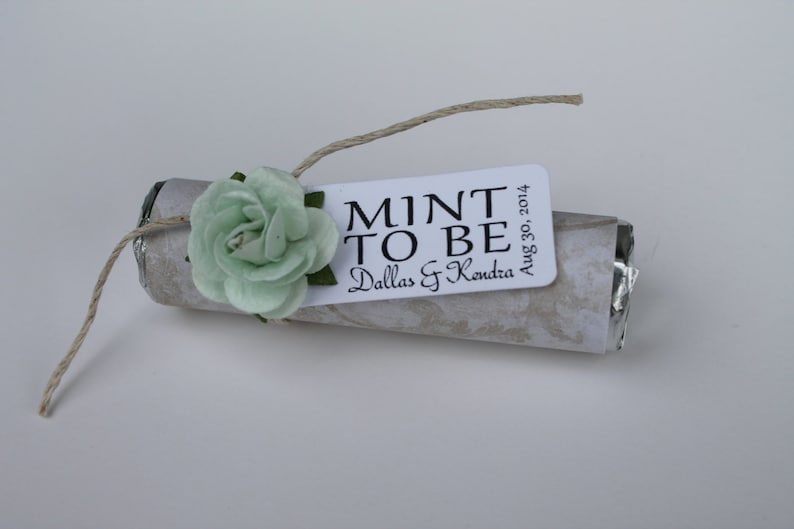 Mint Wedding Favors Set of 24 Mint Rolls mint to - Etsy