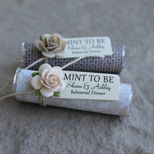 Mint Wedding Favors Set of 180 Mint Rolls mint to - Etsy