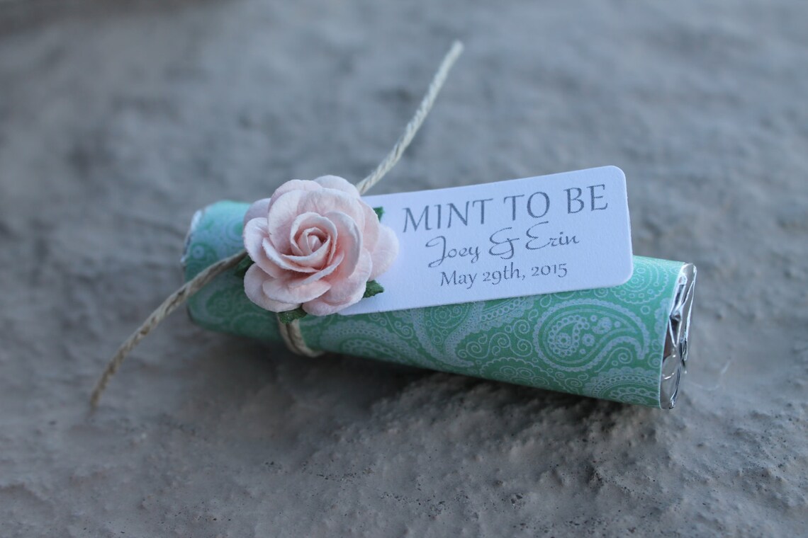 Mint Wedding Favors Set of 30 Mint Rolls mint to - Etsy