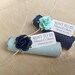 Navy Wedding, Mint to Be Favors With Personalized Tag, Custom Mints ...