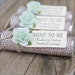 Mint Wedding Favors Set of 24 Mint Rolls mint to Be Favors With ...