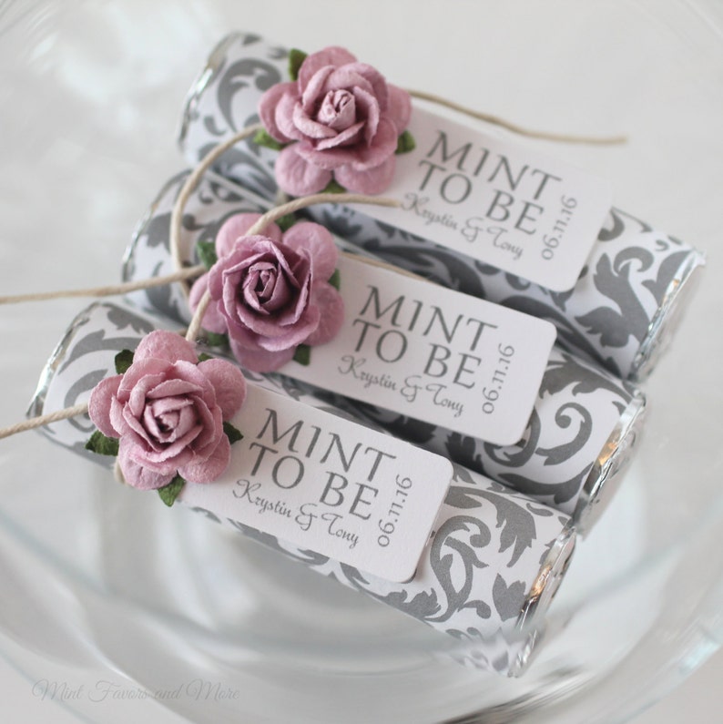 Mint Wedding Favors Set of 24 Mint Rolls mint to - Etsy