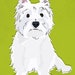 Westie Dog Art Print Custom Dog Art - Etsy