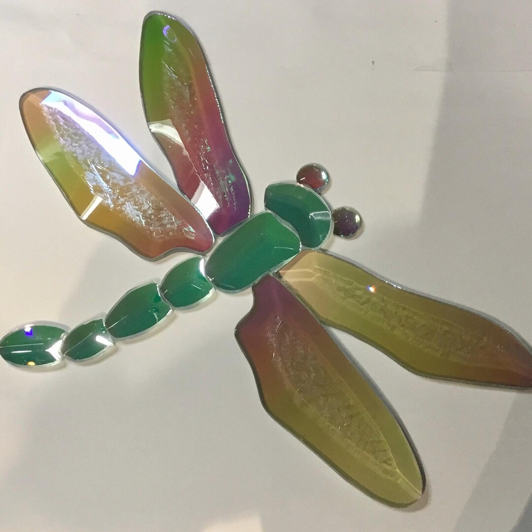 GST-6 Dichroic Dragonfly Bevel Cluster - Etsy