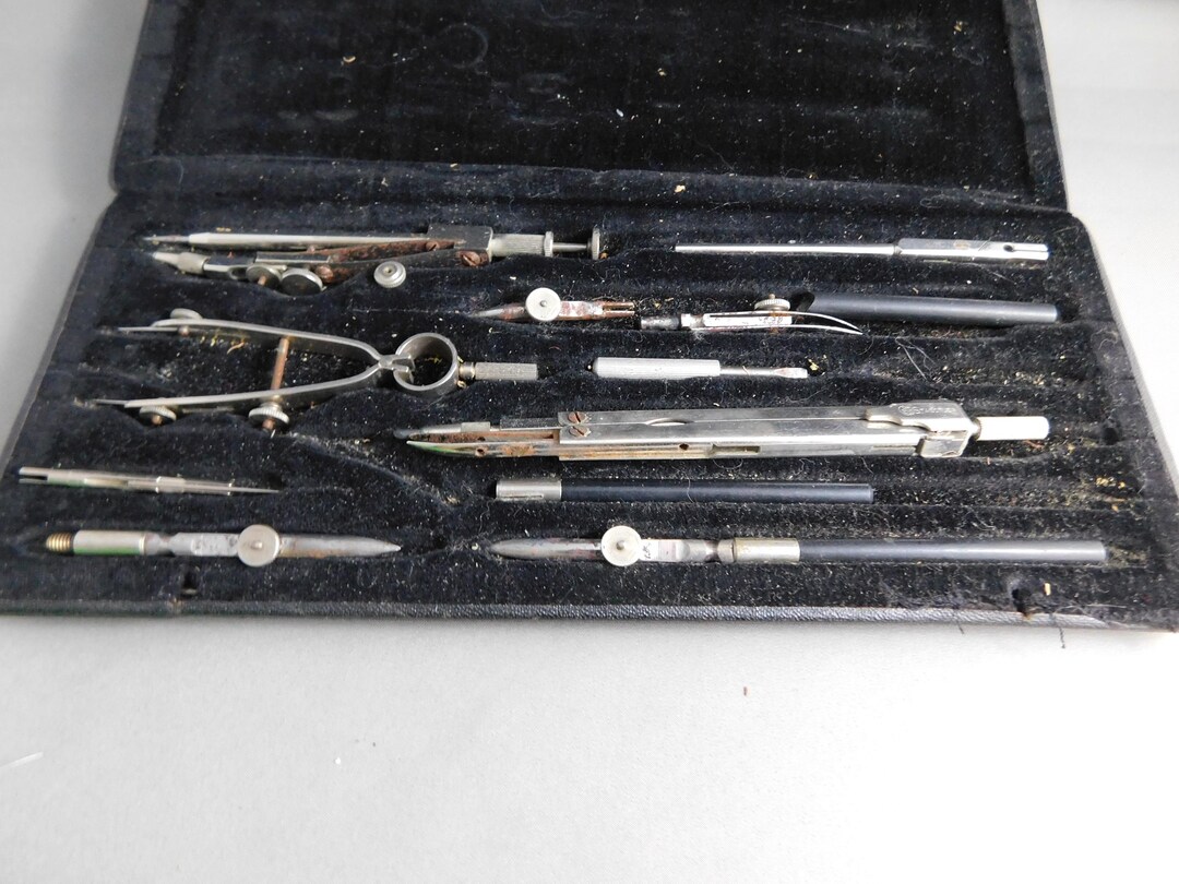 Vintage Staedtler Drafting Drawing Set, Made in Germany - Etsy