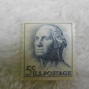 George Washington 5 Cent Stamp - Etsy