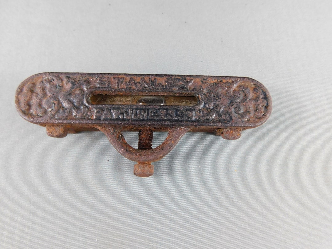 Antique Stanley Level Pat June 23 96 (1896) Tool 1800s Original Screw ...