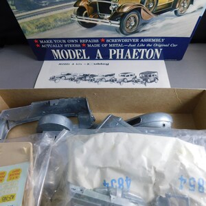 Vintage Hubley Model A Phaeton Metal Model Kit 4856-300 Unbuilt Sealed ...
