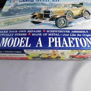 Vintage Hubley Model A Phaeton Metal Model Kit 4856-300 Unbuilt Sealed ...