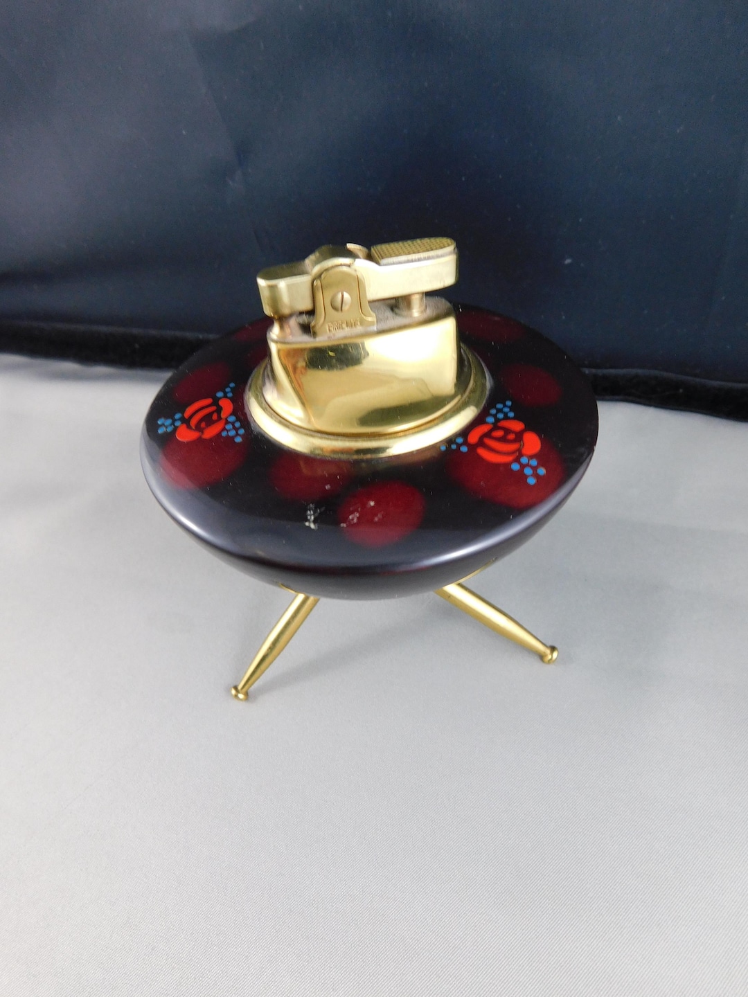 Vintage UFO Atomic Laquer Flying Saucer, " Hand Painted Lighter ...