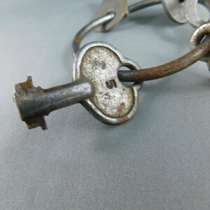Antique Open Barrel Rare Skeleton Keys Tab W/ Hollow Barrel, Skeleton ...