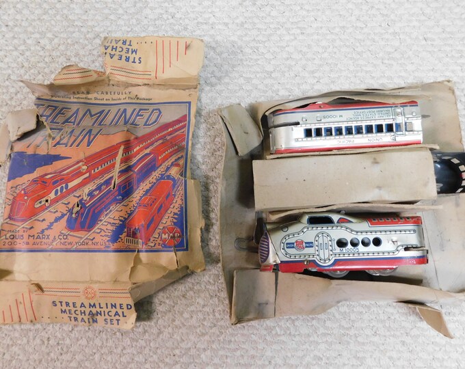 MARX Prewar Union Pacific M10005 Streamline Train Set, UNION PACIFIC ...