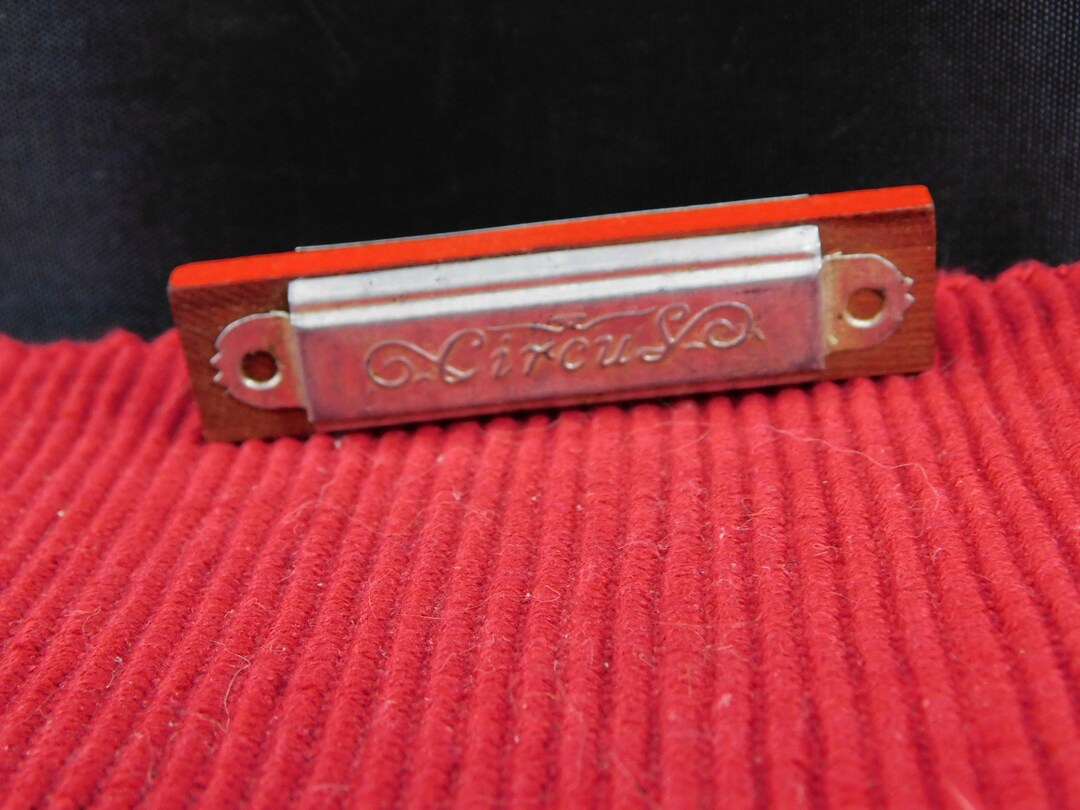 Vintage Circus Wooden Harmonica Circus Harmonica - Etsy
