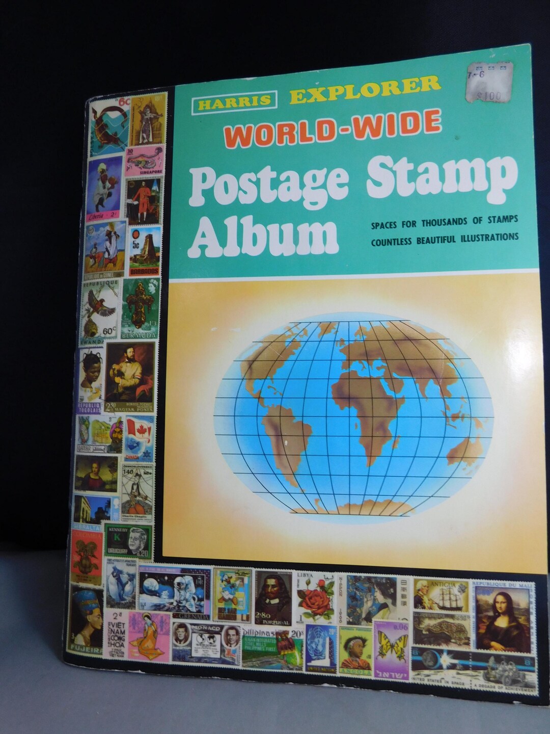 1976 Harris Explorer World Wide Postage Stamp Album - Etsy