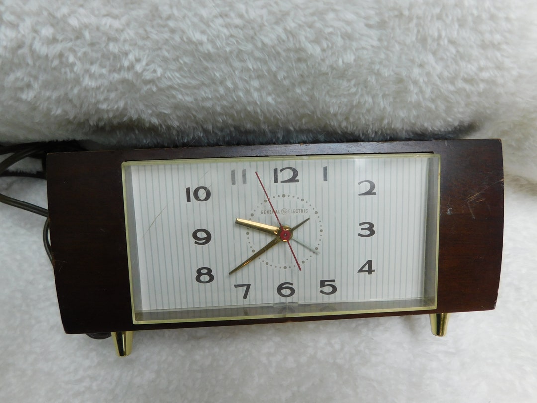Vintage General Electric Clock Footed Clocks 60 Era - Etsy