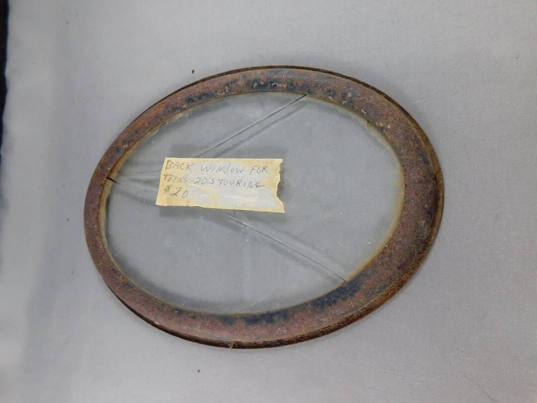 Vintage Rear Window for Touring Car Glass & Frame - Etsy