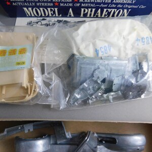 Vintage Hubley Model A Phaeton Metal Model Kit 4856-300 Unbuilt Sealed ...