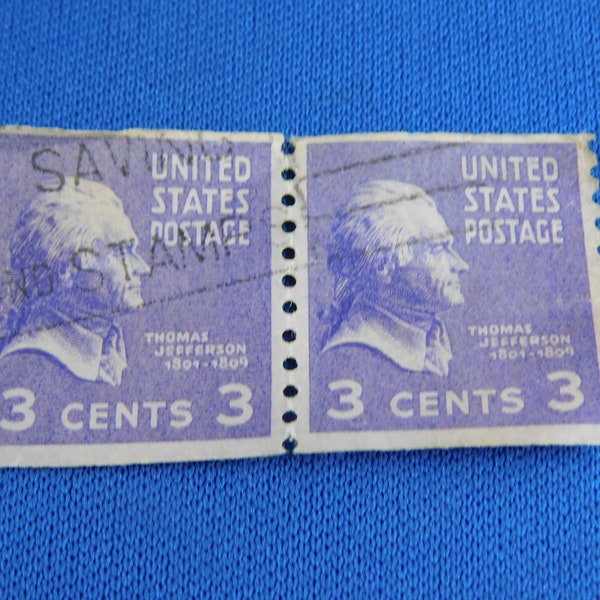 Rare Stamp Jefferson - Etsy