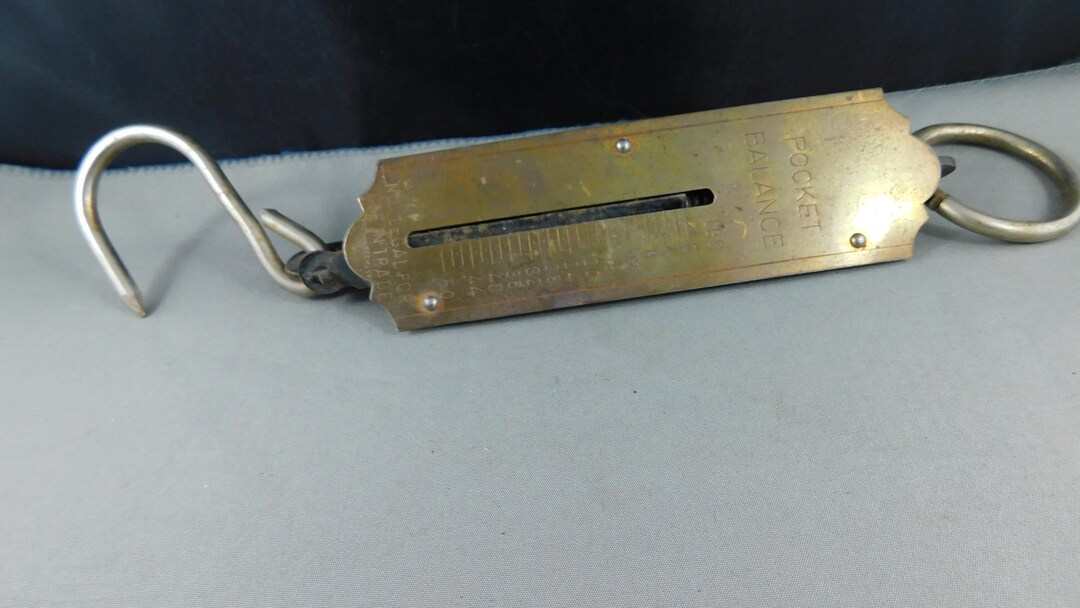 Vintage Pocket Balance Scale 50lb's Made in Germany - Etsy