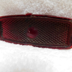 Vintage 1940s Chevrolet Tail Light Guide "stimsonite" Lens #1671036 Red ...