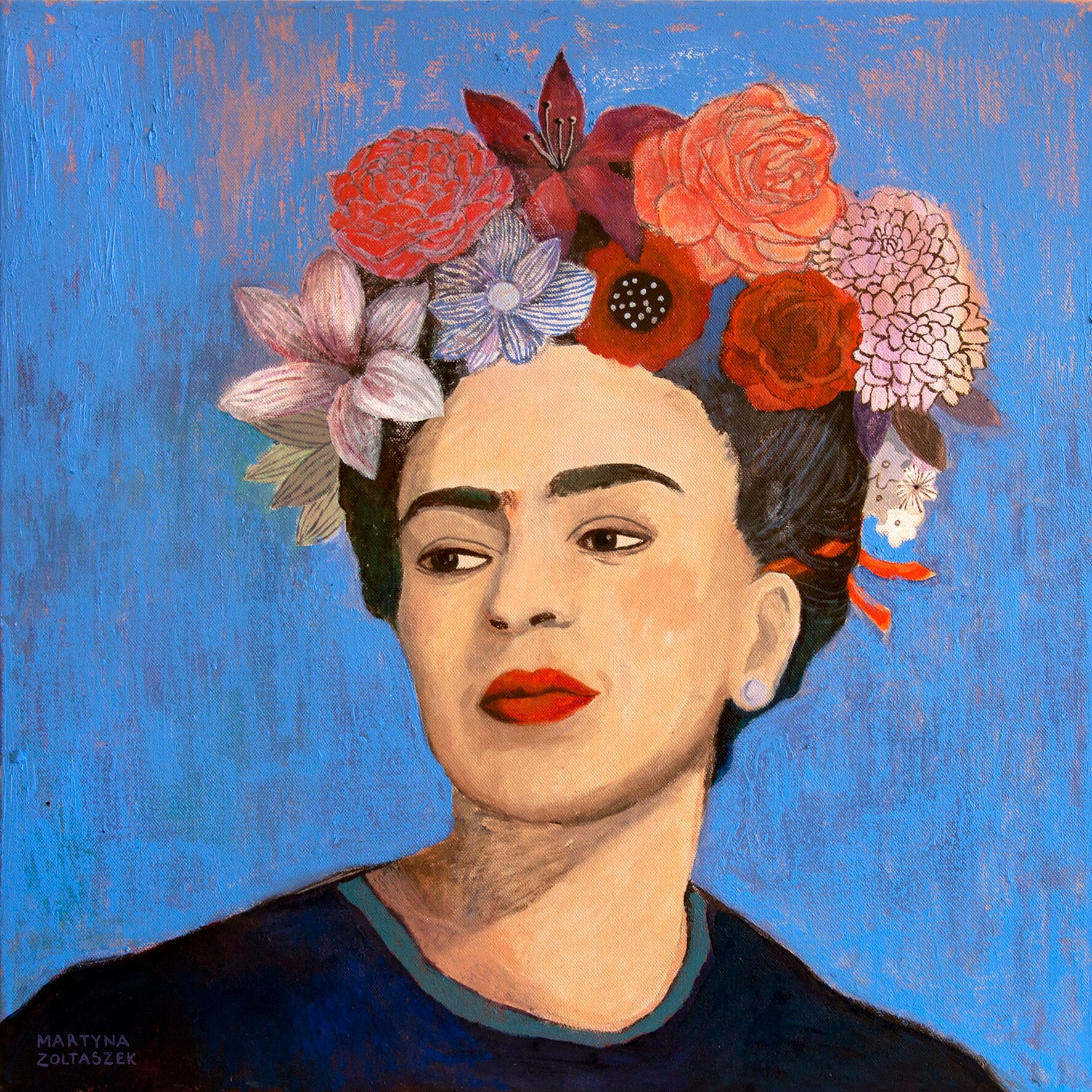Frida Portrait Print - Etsy