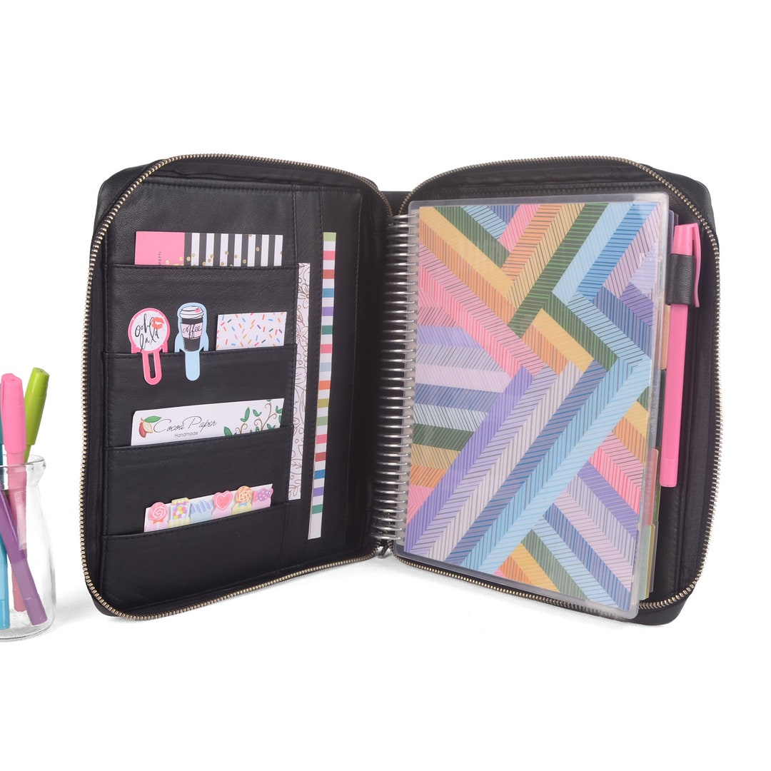 ANGEL Zippered Planner Cover for Coil Bound / Discbound Planners Like ...