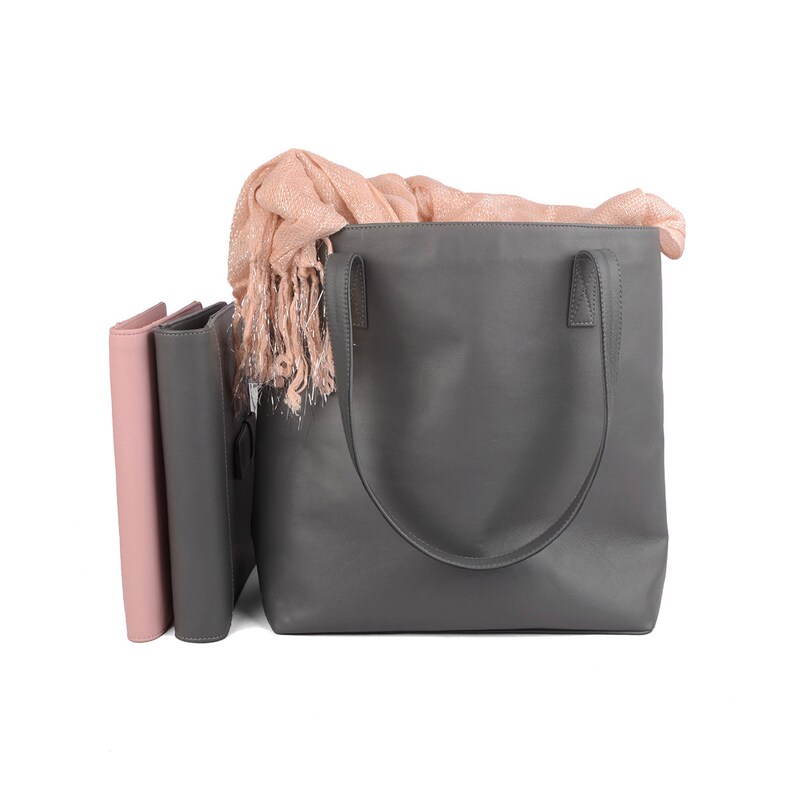 LUSH Leather Tote Bag / Shoulder Bag / Planner Bag. Available - Etsy