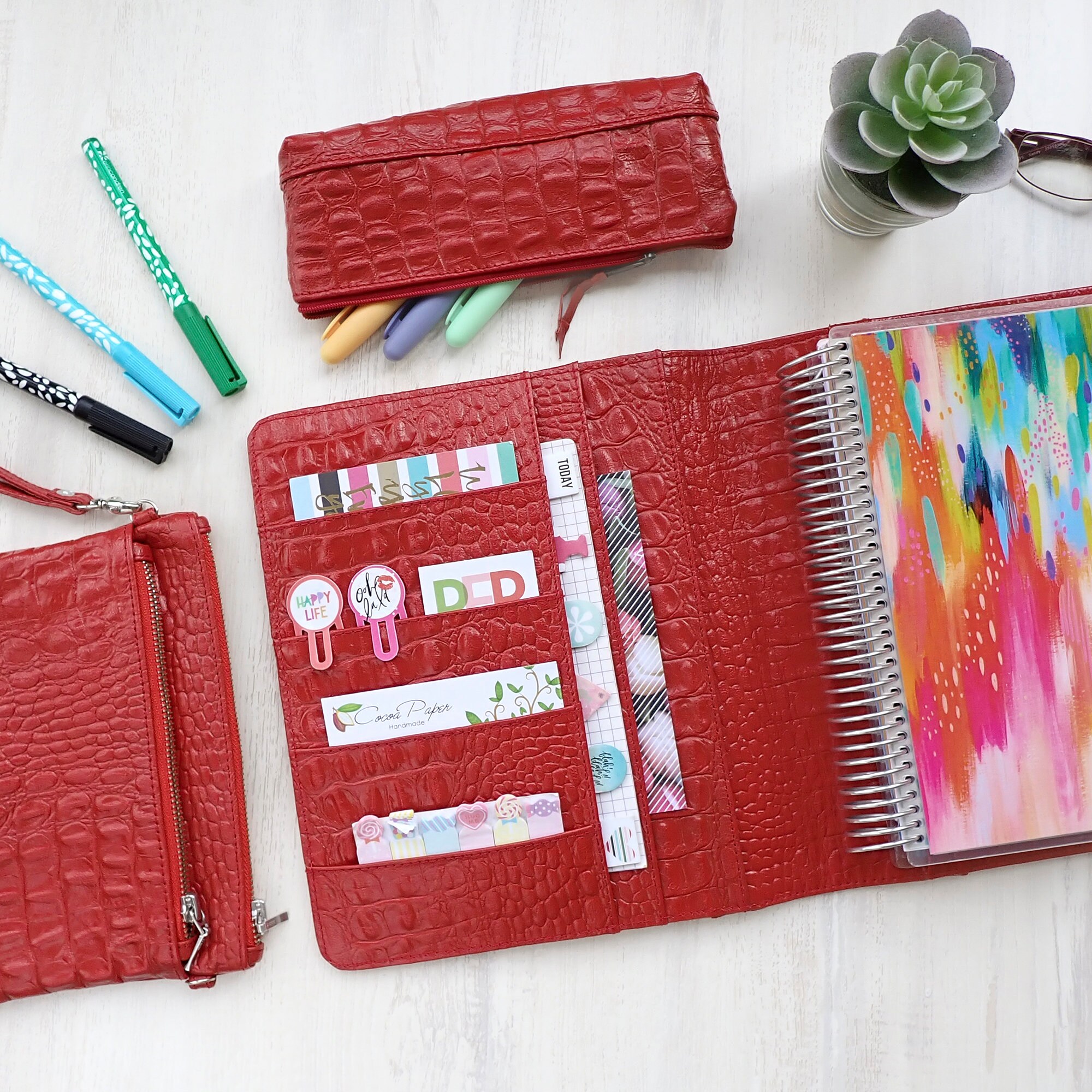 Case Day Planner Red