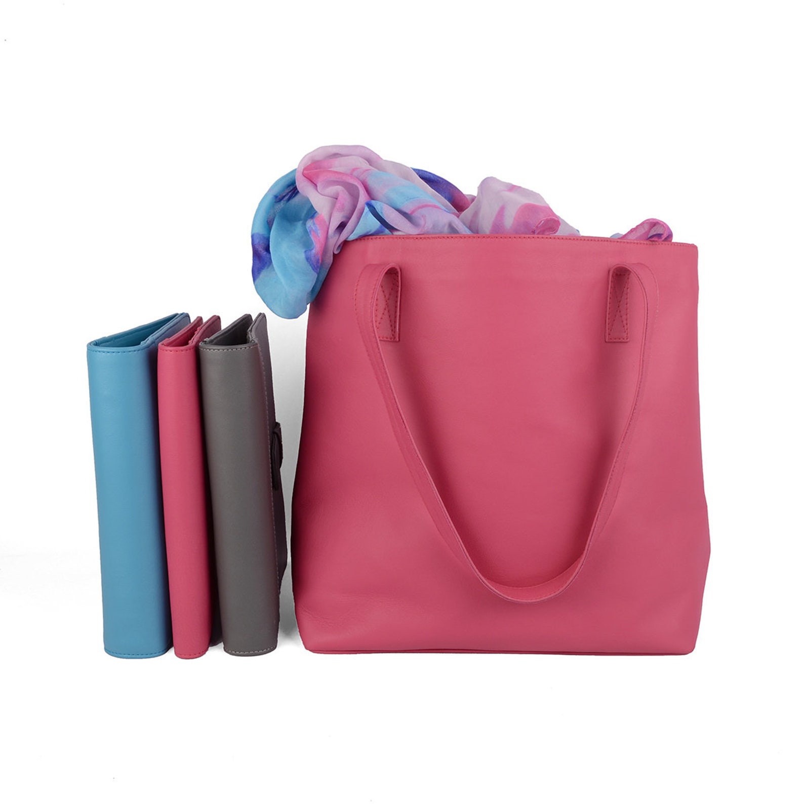 LUSH Leather Tote Bag / Shoulder Bag / Planner Bag. Available | Etsy