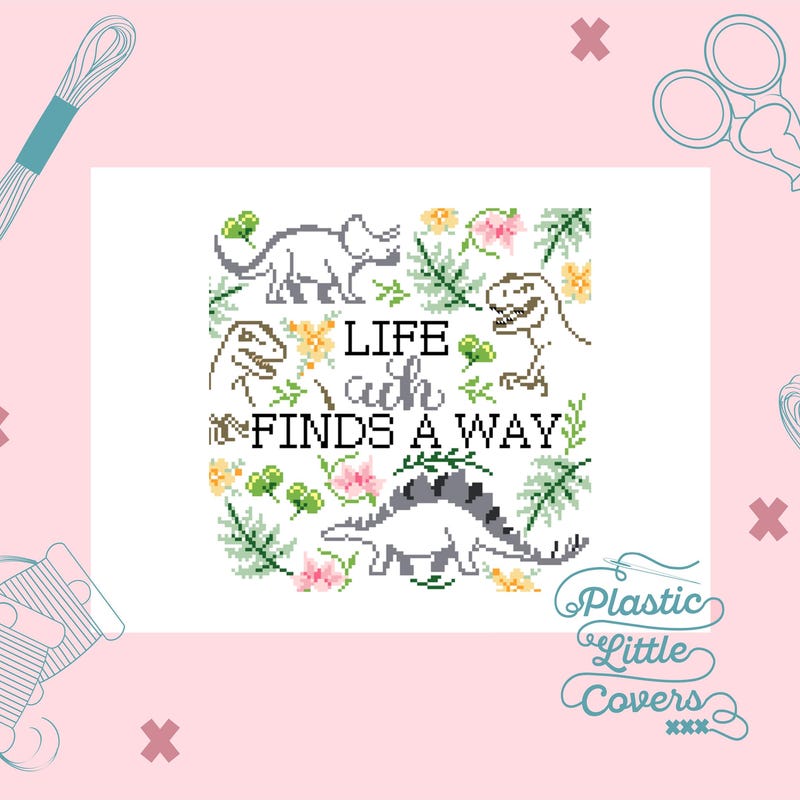 Life Uh Finds a Way - Etsy