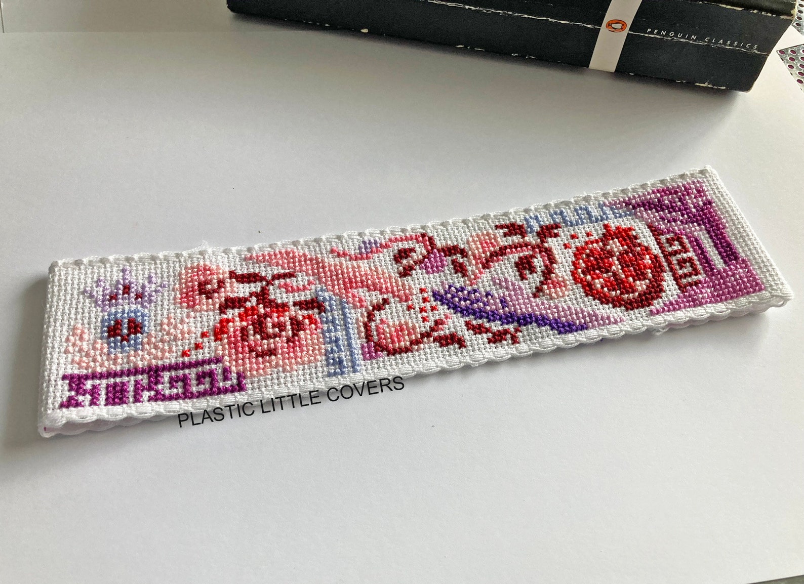 Bookmark Cross Stitch Pattern PDF - Hades & Persephone - Modern Book ...