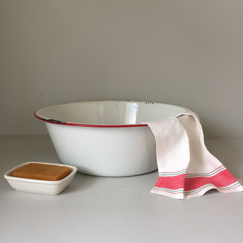 Enamel Wash Tub - Etsy