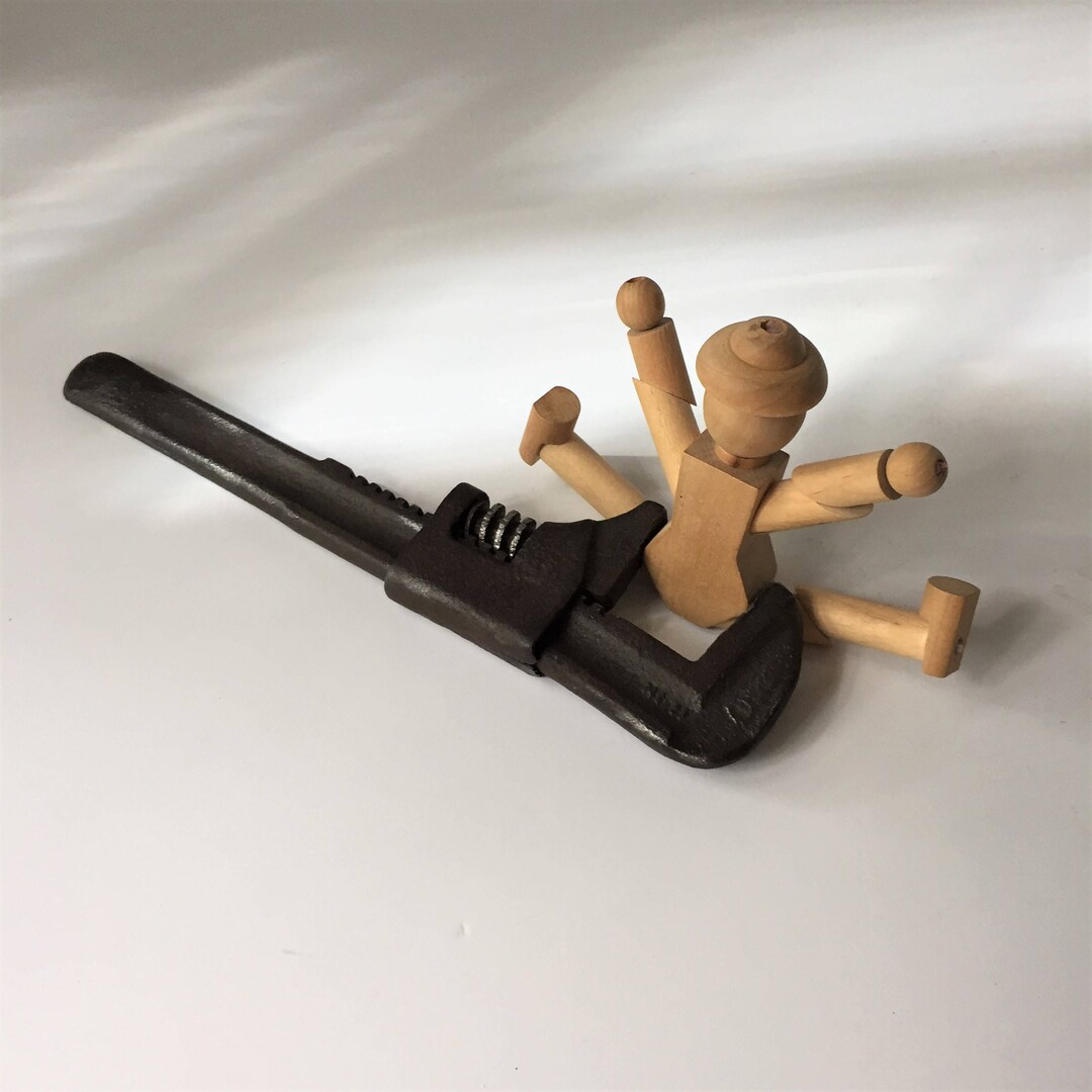 Adjustable Wrench, Vintage Monkey Wrench, Automotive Wrench, Brake ...