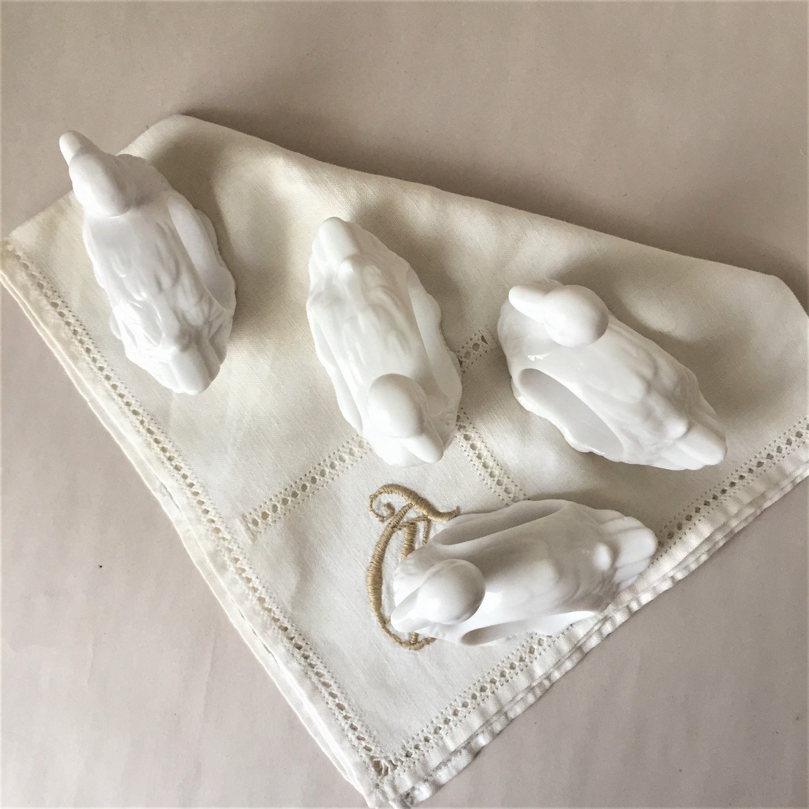 Vintage Porcelain Duck Napkin Rings Set of 4 Shafford Napkin - Etsy