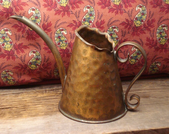 Vintage Gregorian Copper Watering Can / Vintage Copper / Gregorian ...