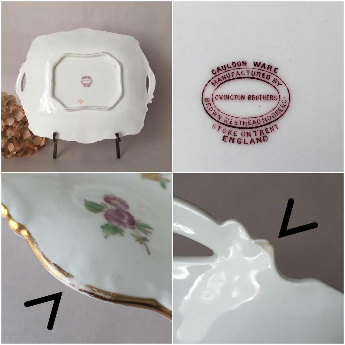 Antique Brown Westhead & Moore Serving Dish Cauldon Ware | Etsy