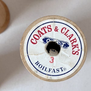 Collection of 10 Vintage Wooden Thread Spools | Farmhouse Sewing Room ...