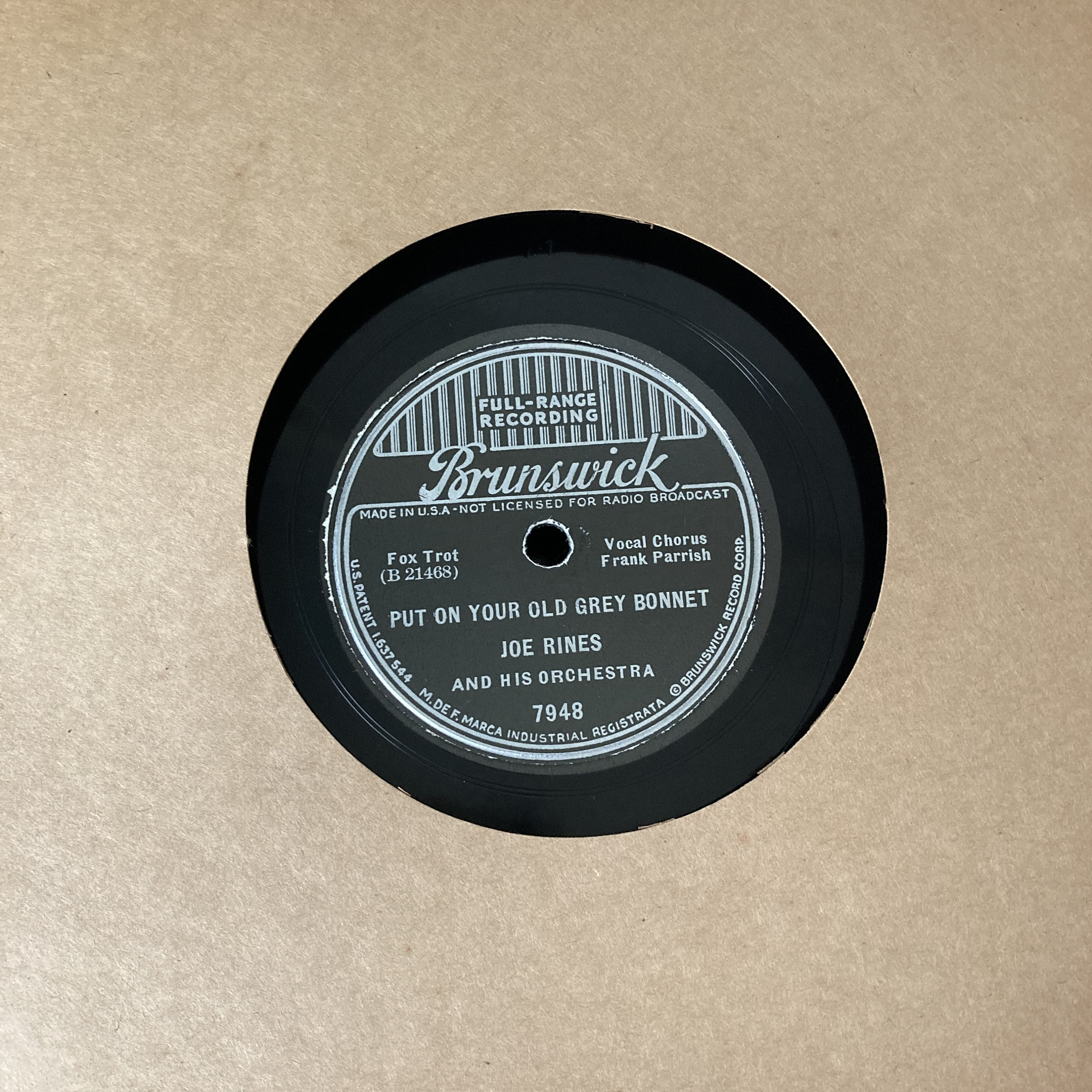 Nine 10-inch Vintage 78 RPM Shellac Records in Storage Album Various ...
