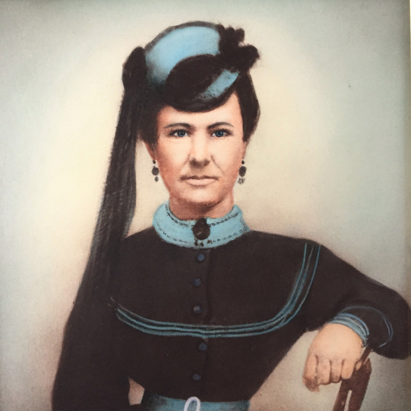 Framed Photograph of Victorian Woman in Half Mourning Dress - Etsy